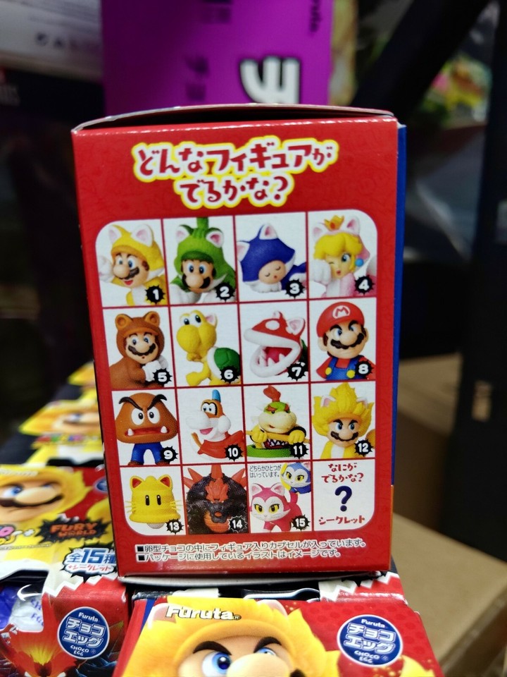 Furuta Choco Egg Super Mario 3D World (1 Blind Box) Capsule Toy (Do Not ...
