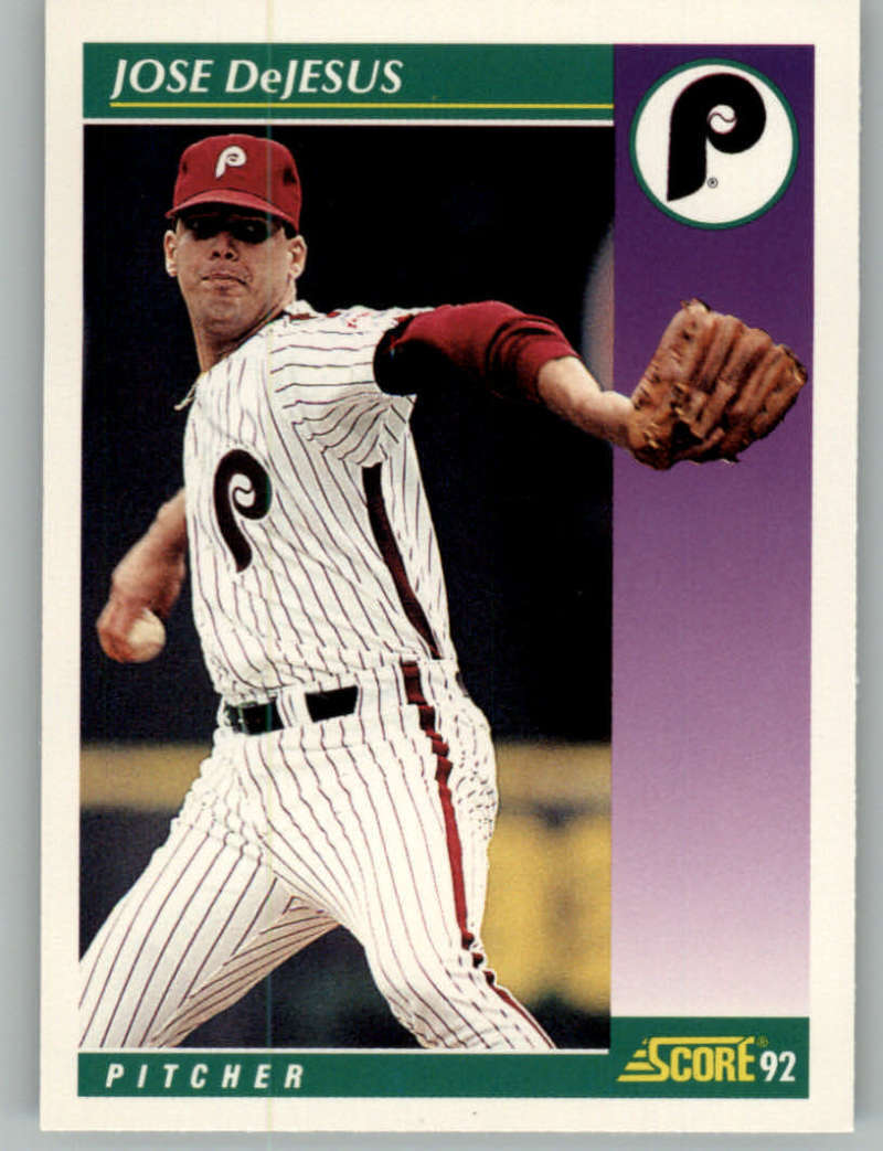 1992 Score #380 Jose DeJesus Phillies | eBay