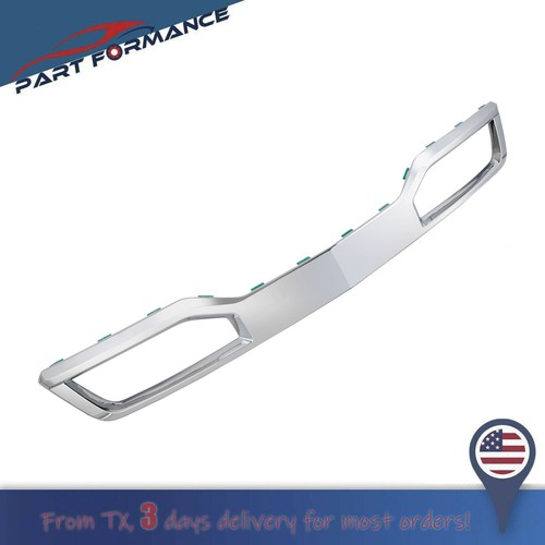 Front Bumper Fascia Skid Plate Chrome for 2019-2021 Chevrolet Silverado ...