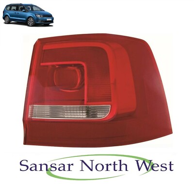 For VW Volkswagen Sharan - Drivers Side Outer Rear Lamp Tail Light O/S ...