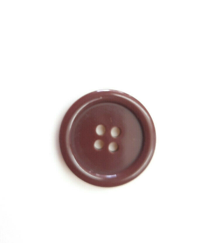 Coat button Round - 4 hole novelty buttons - 6 sizes - 11 colours ...
