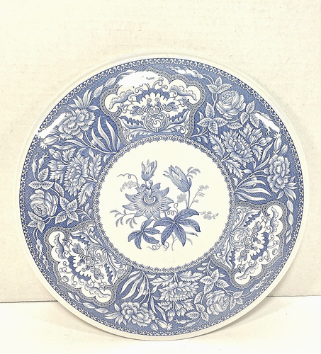 Spode The Spode Blue Room Collection Floral 11.5 in Cake Plate Blue ...