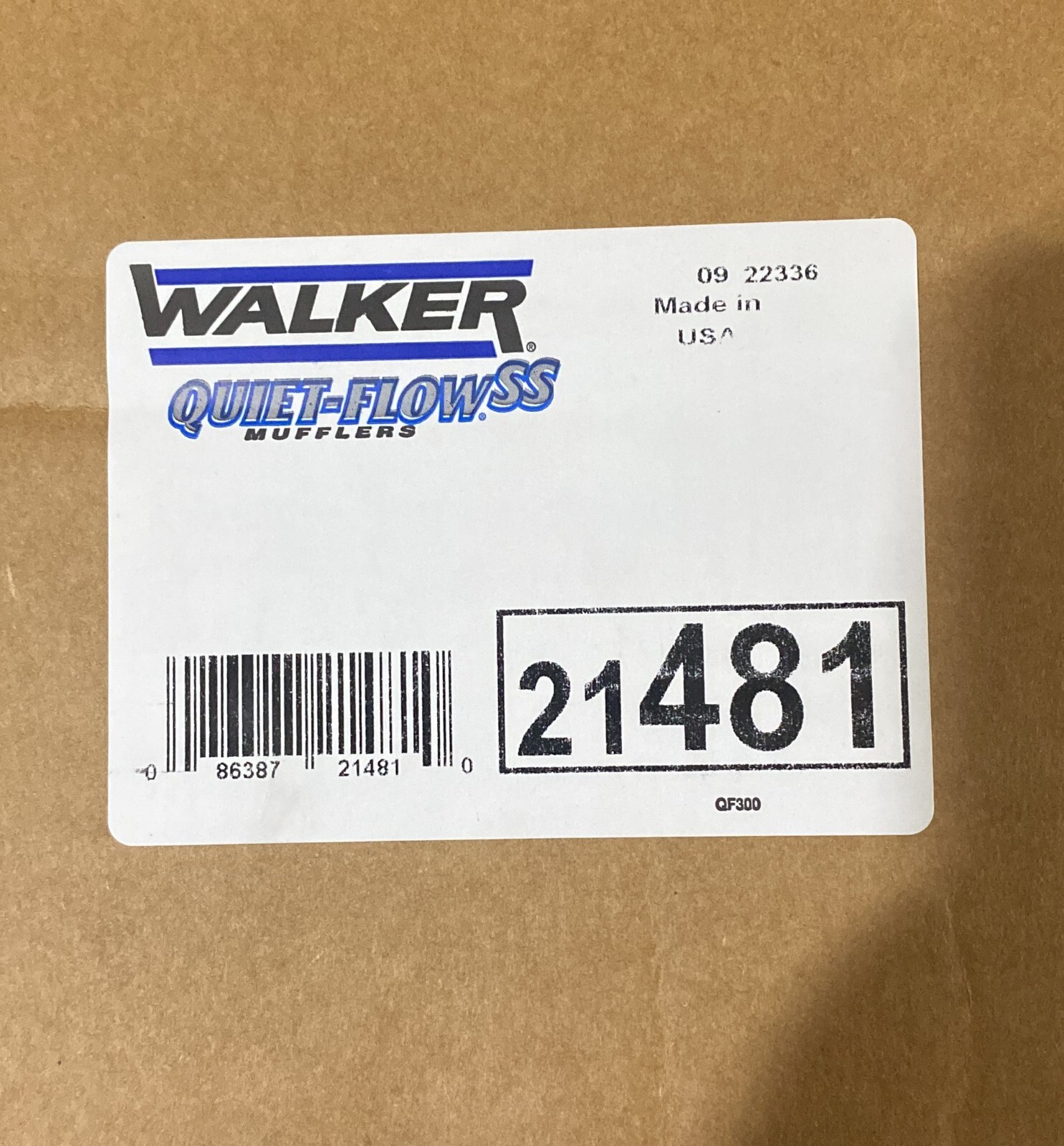 Exhaust Muffler-Quiet-Flow SS Walker 21481 for sale online | eBay
