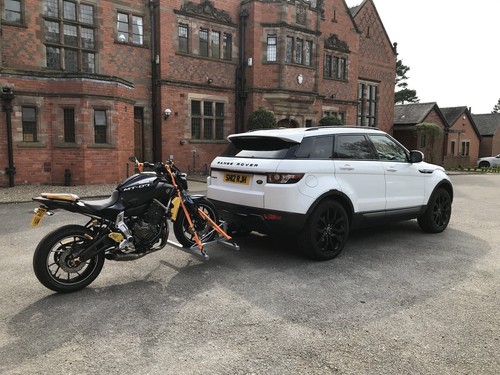 Motorbike/Motorcycle Swan Neck Towing Dolly/ Trailer/Frame | eBay