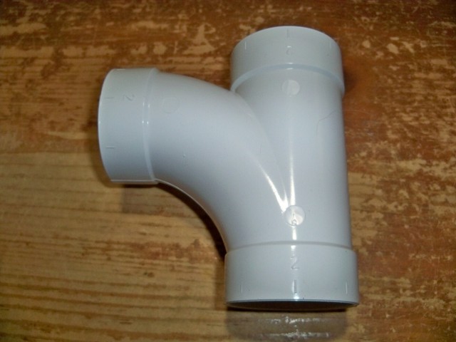 PLASTIFLEX 2" PVC 90 Degree Sweep Tee SV8048 for sale online | eBay