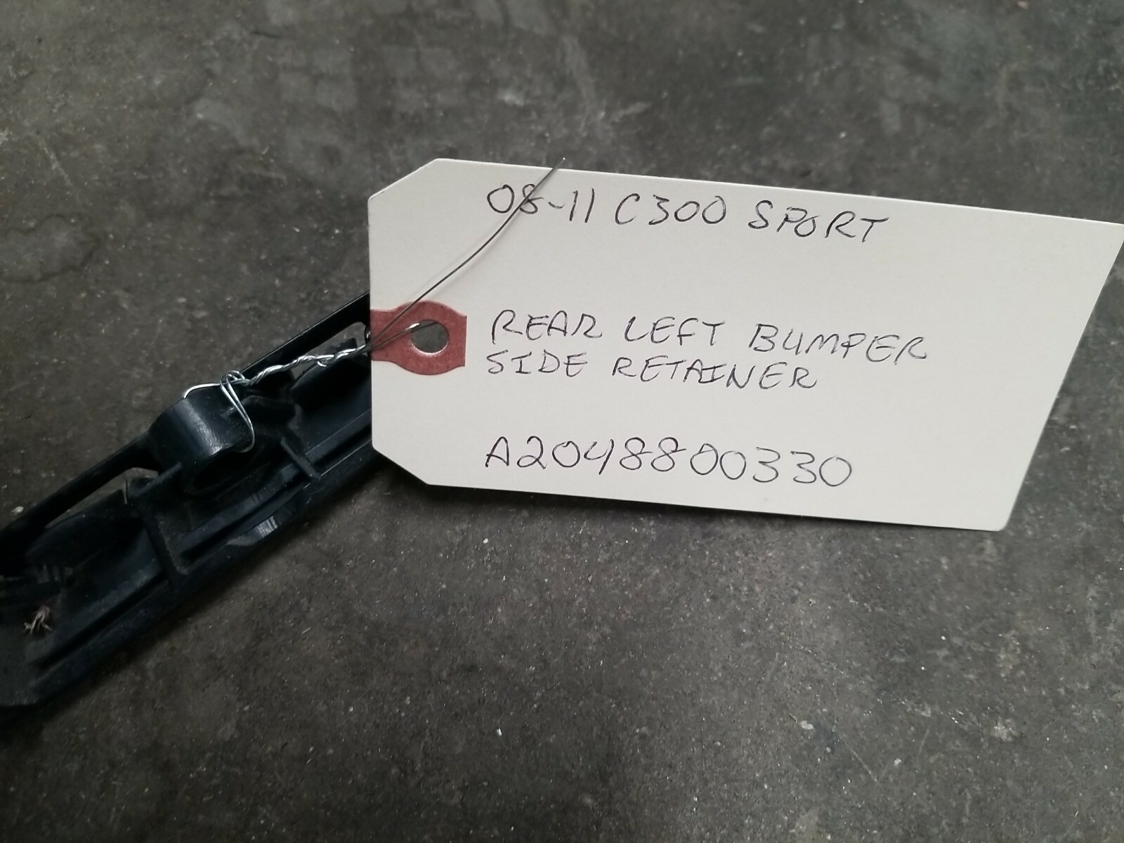 08-11 Mercedes C300 Sport Rear Left Bumper Side Retainer A2048800330 | eBay