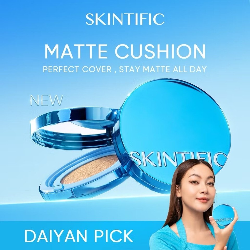 SKINTIFIC - Perfect Stay Velvet Matte Cushion Foundation Cushion 11ml ...