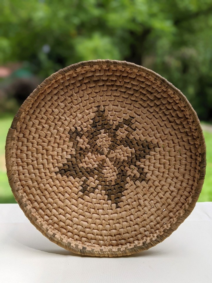 10.5" Fanner Basket in Gullah Sweetgrass Tradition | eBay