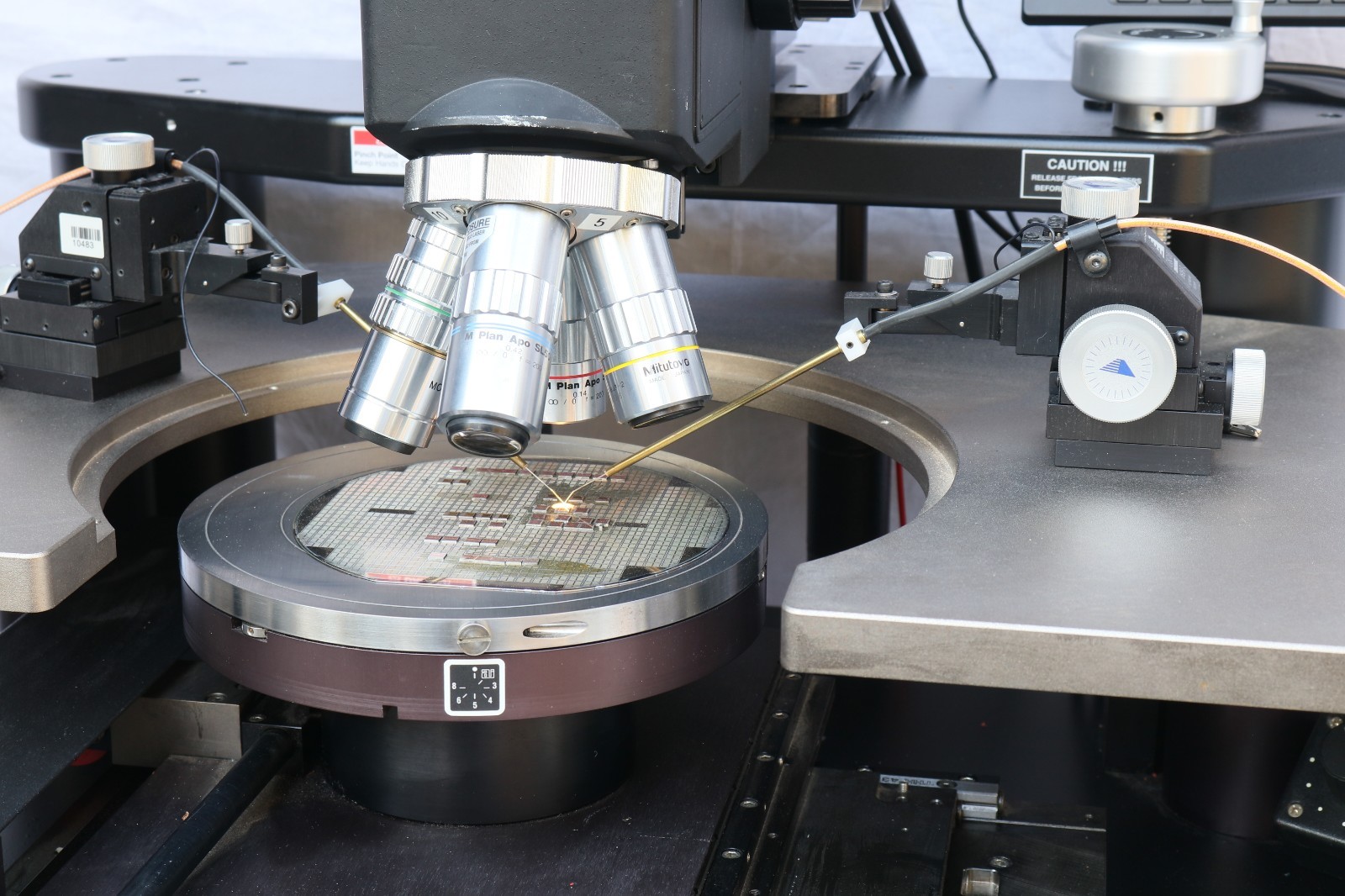 Cascade Microtech REL 4800 Manual 8 inch Prober MH DC Probes Mitutoyo ...