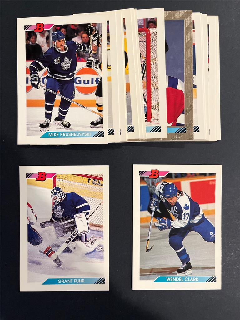 1992-93 Bowman Toronto Maple Leafs Team Set 17 Cards | eBay
