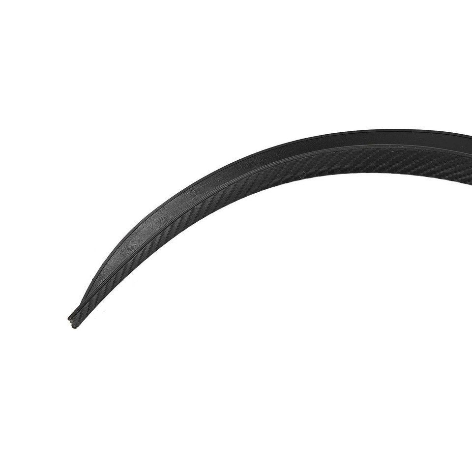 4pcs Carbon Fiber Style Car Wheel Eyebrow Arch Protector Trim Lips ...