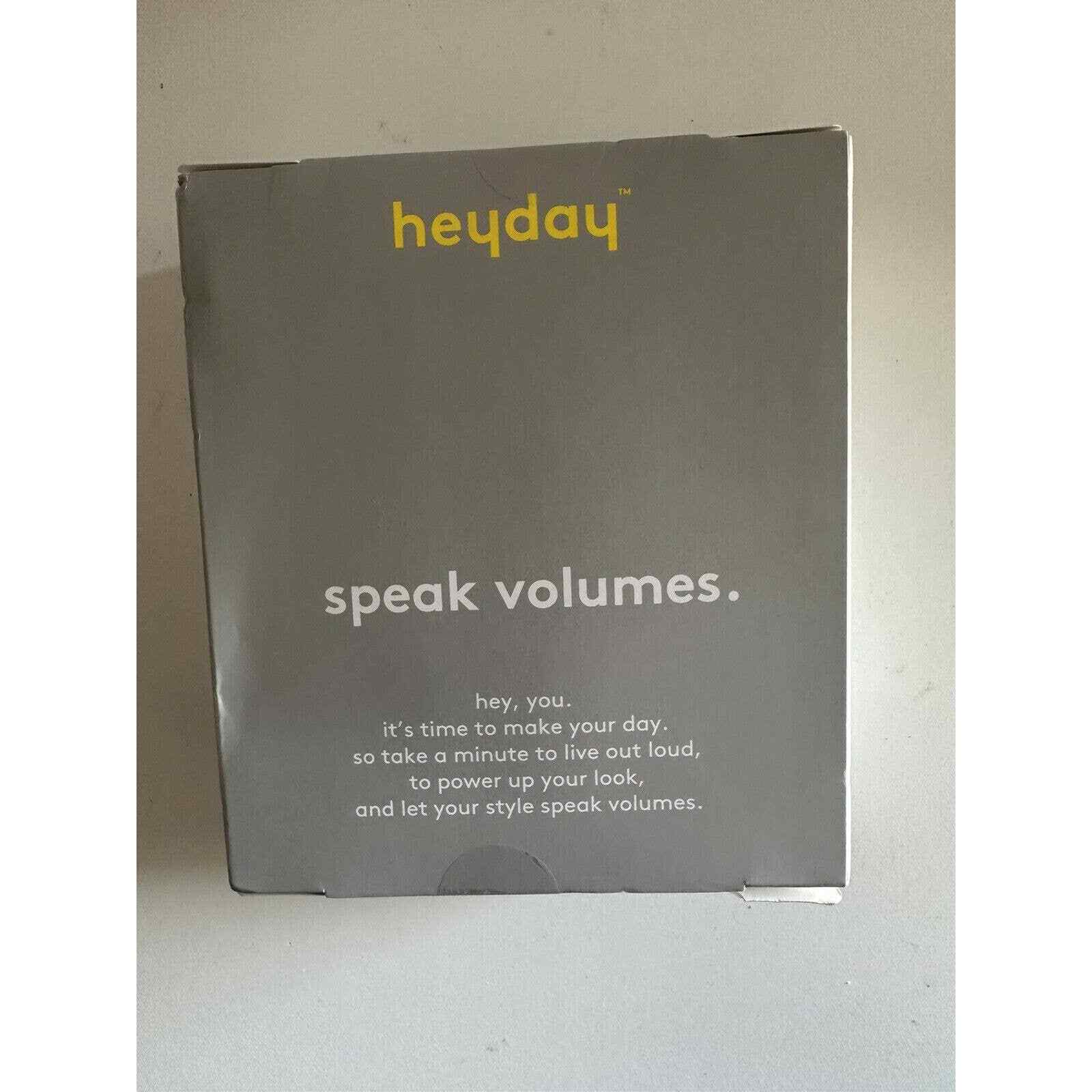 Heyday Wireless Bluetooth Speaker Black Waterproof Rechargeable 8hr ...