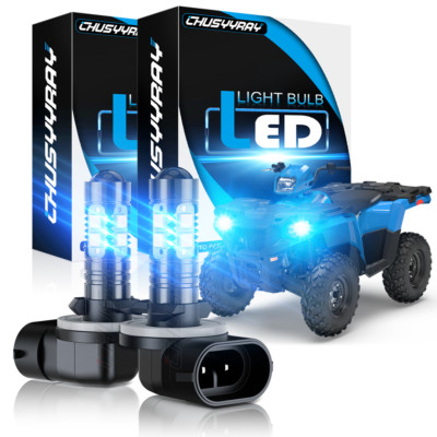 2 Super LED Light Bulbs for Polaris Ranger 570 Fullsize: 2015-2019 pn ...