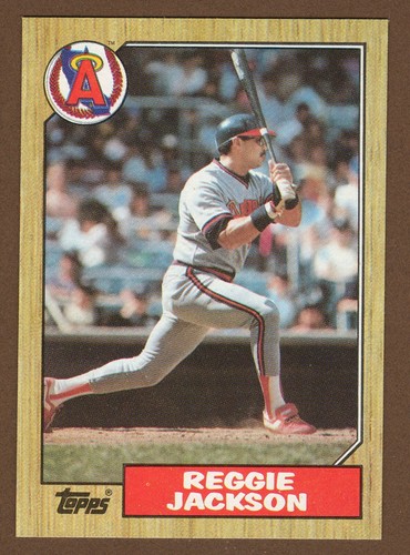 1987 Topps #300 Reggie Jackson HOF | eBay