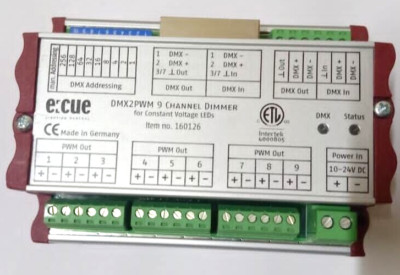 DMX2PWM Dimmer 9CH CHANNEL DIMMER TRAXON e:cue OSRAM | eBay