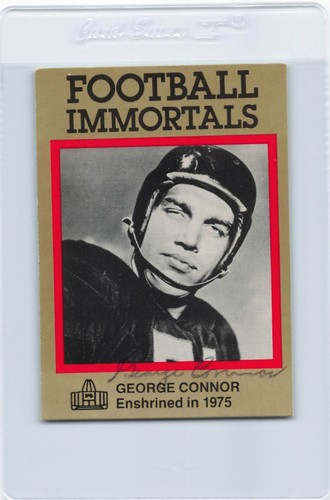 1985-88 Football Immortals #30 George Connor Signed Auto *K5672 | eBay