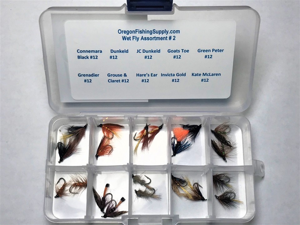 Trout Premium Wet Fly Assortment #2. FREE SHIPPING!! 20 Fly Total | eBay