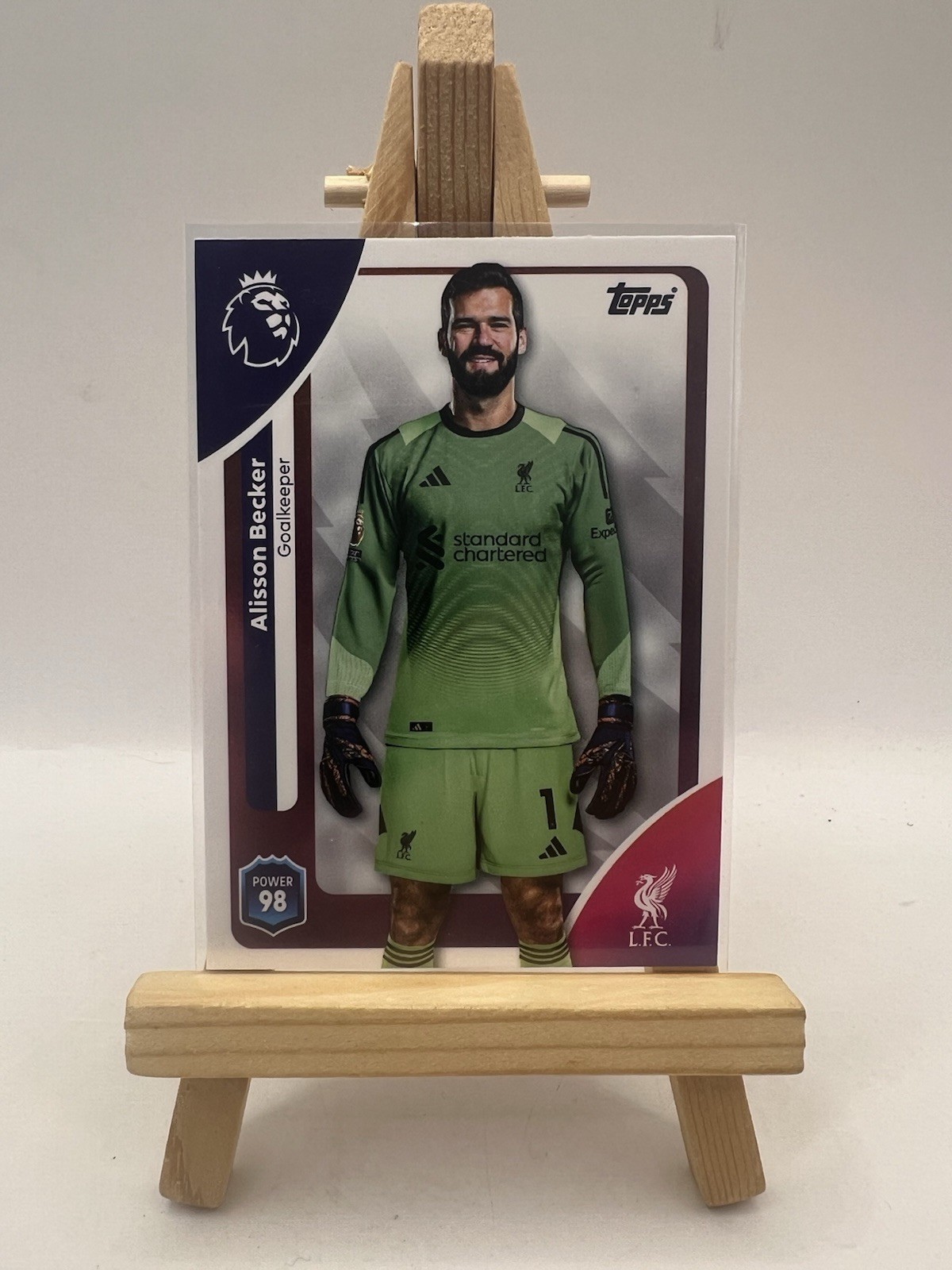 TOPPS PREMIER LEAGUE 2026 25/26 Alisson Becker Liverpool FC