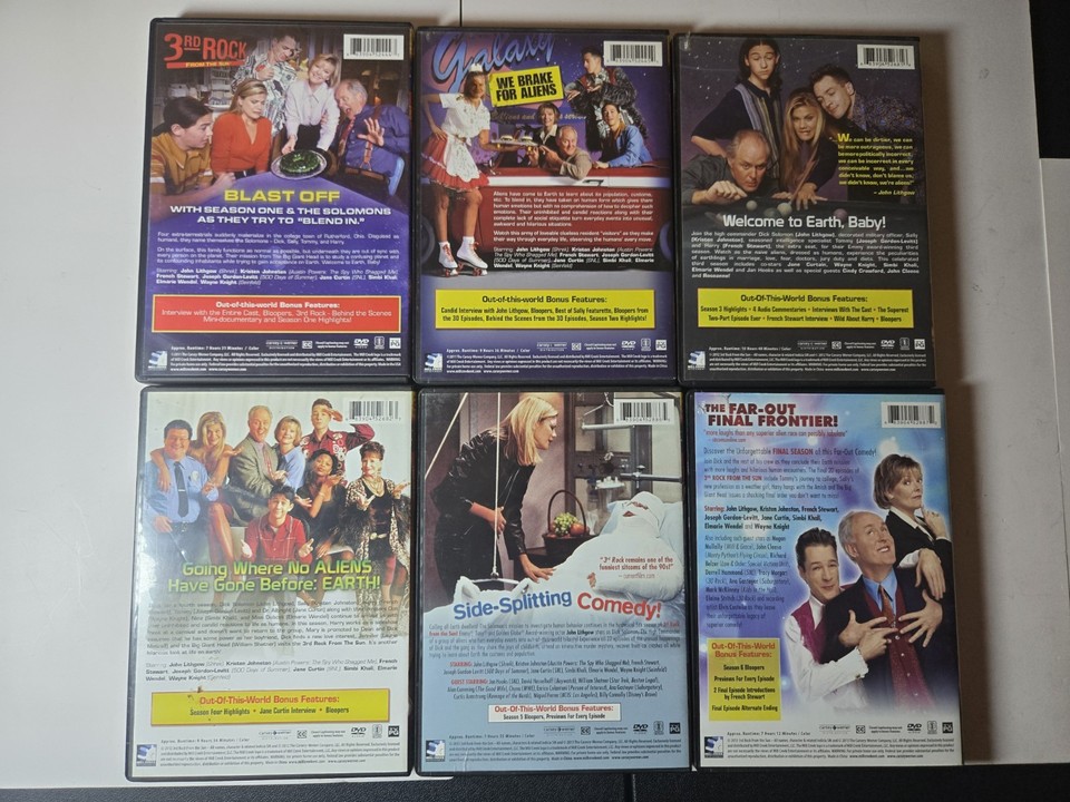 3rd Rock from the Sun Complete Series Seasons 1–6 DVD Box Set Uncut ...