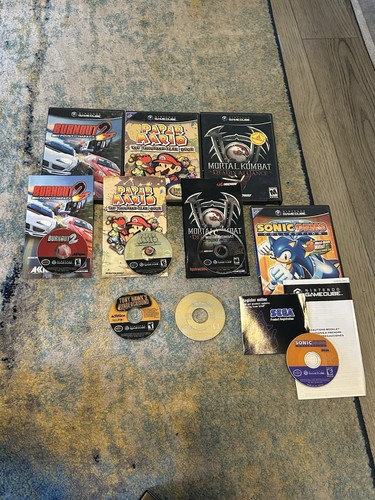 Nintendo GameCube Game Paper Mario Sonic Mortal Combat Tony Hawk Zelda ...