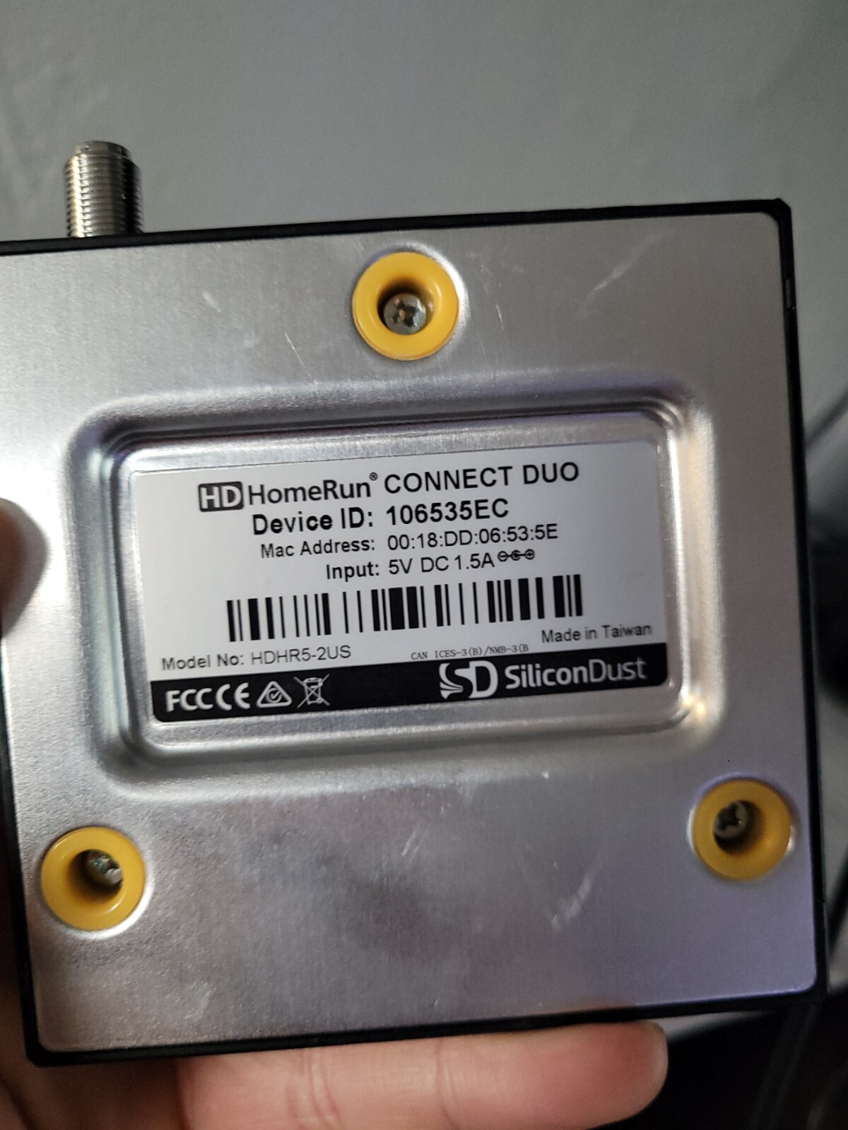 Silicondust HDHR5-2US HDHomeRun CONNECT DUO Tuner for sale online | eBay