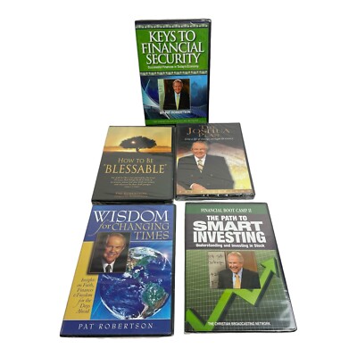 CBN Christian Broadcasting Network 5 DVD LOT SEALED Pat Robertson | eBay