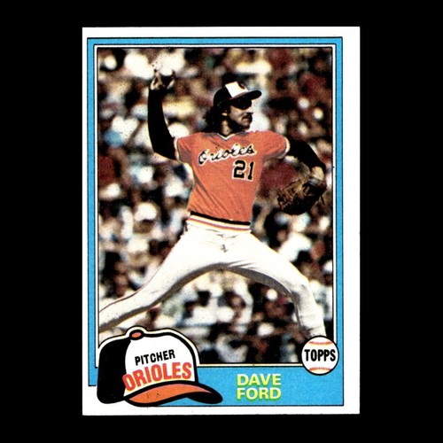 Dave Ford 1981 Topps Baltimore Orioles #706 Nice! 3 | eBay
