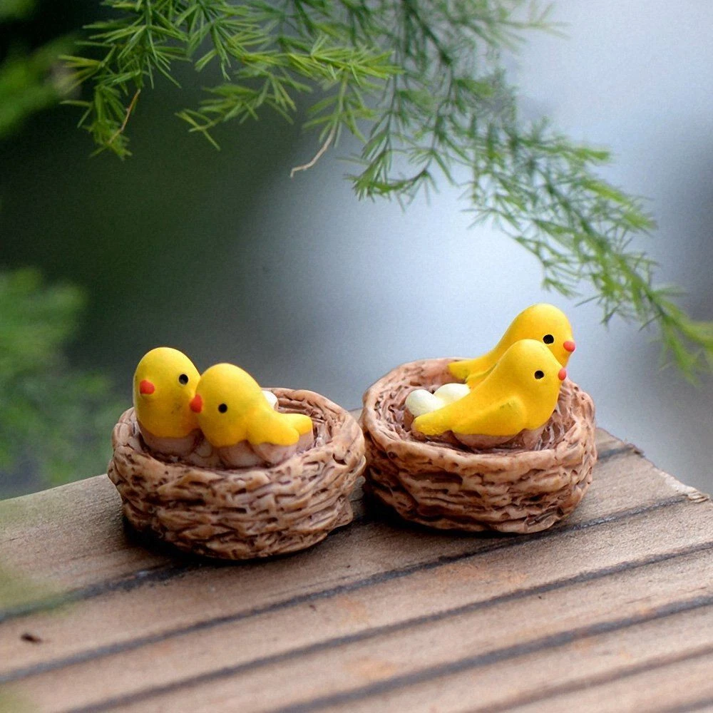 Mini Bird Nests For Crafting
