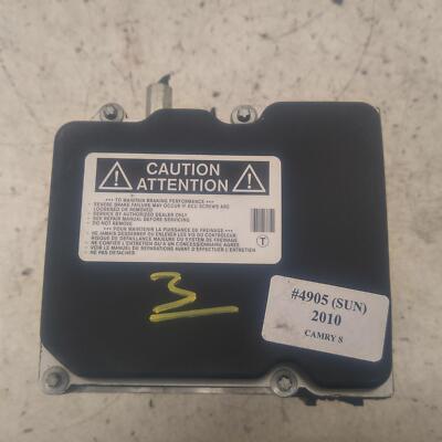 TOYOTA CAMRY ABS PUMP/MODULATOR ACV40, 2.4, 2AZ-FE, 06/06-11/11 06 07 ...