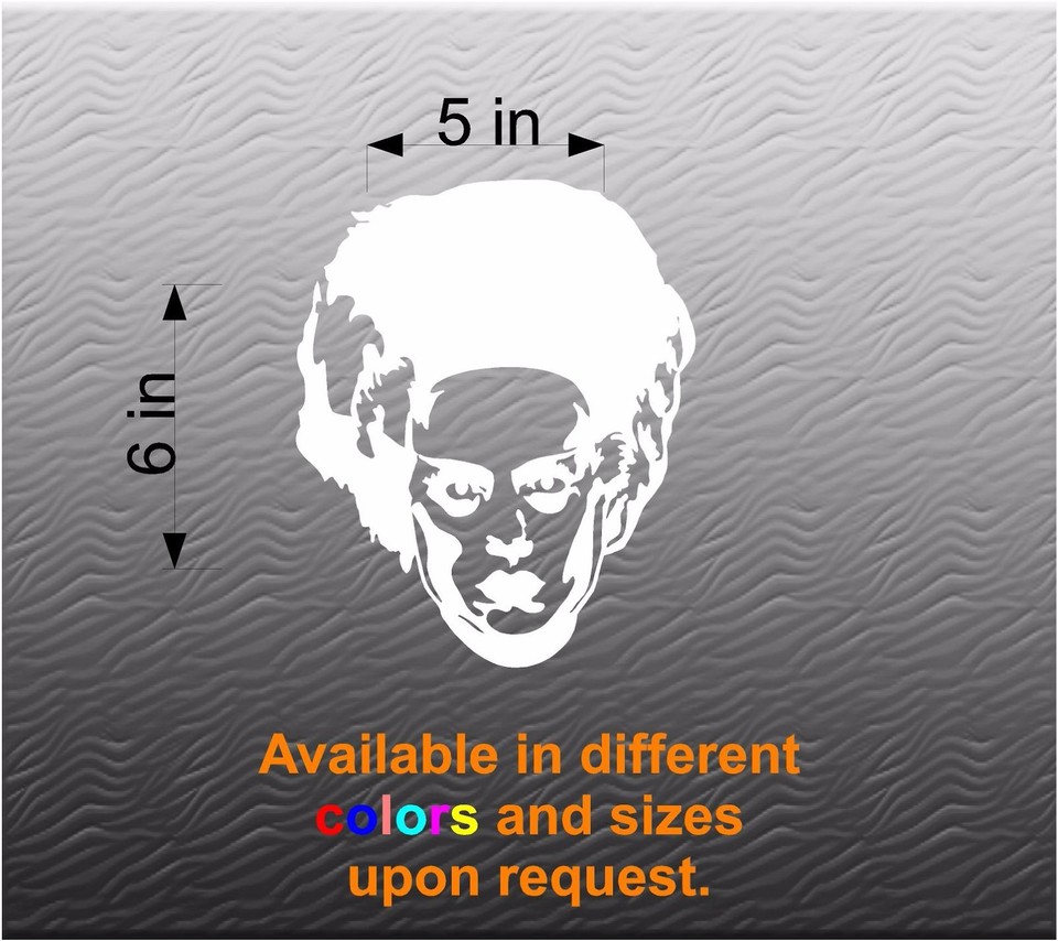 Vinyl Decal Sticker. Car, Window, Wall... Bride of Frankenstein (6" x 5 ...