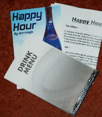Happy Hour -- think-a-drink prediction -- pocket size mental magic TMGS ...