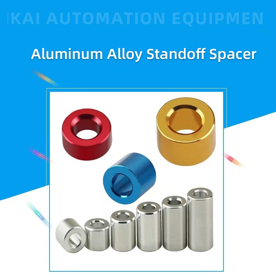 Aluminium Standoff Spacers M2 M3 M4 M5 M6 Anodised Stand Off Collar ...