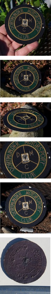 VINTAGE AUTOMOBILE CAR CLUB PATCH / BADGE # ADAC MOTOR SPORTS CLUB ...