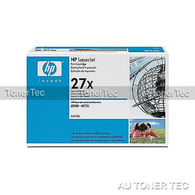HP Genuine C4127X BLACK Toner Cartridge for HP LaserJet 4000/4000n ...