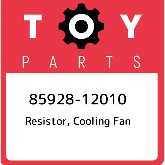 85928-12010 Toyota Resistor, cooling fan 8592812010, New Genuine OEM ...