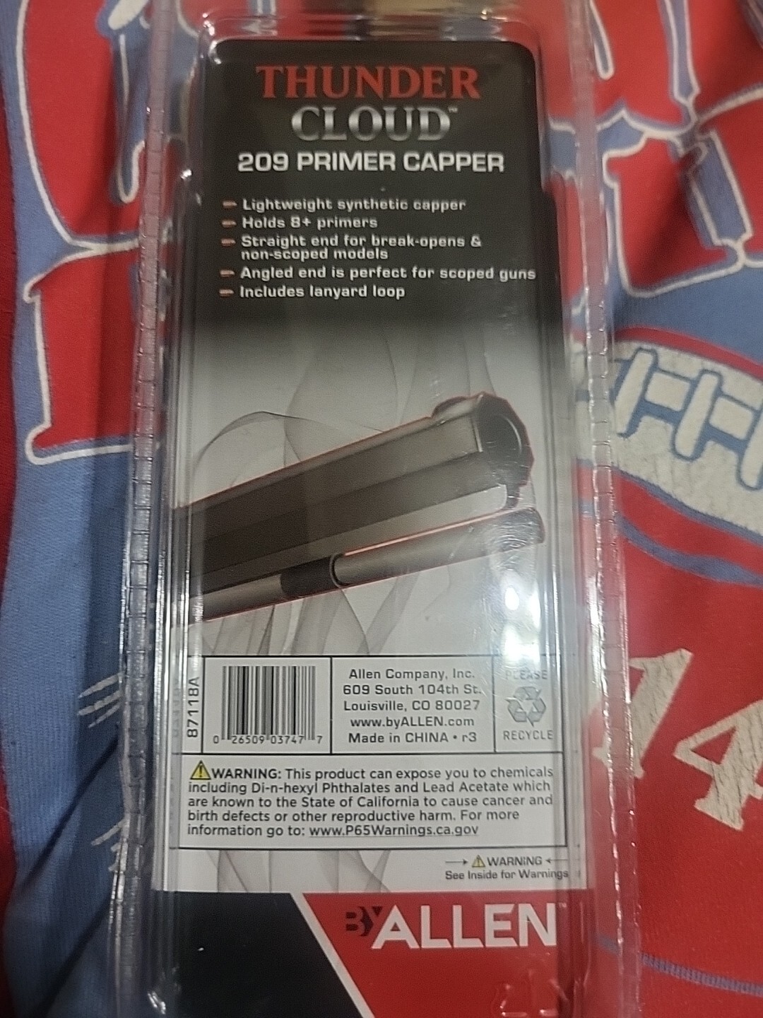 2x Thunder Cloud 209 Inline Muzzle Loader Primer Capper by Allen Holds ...