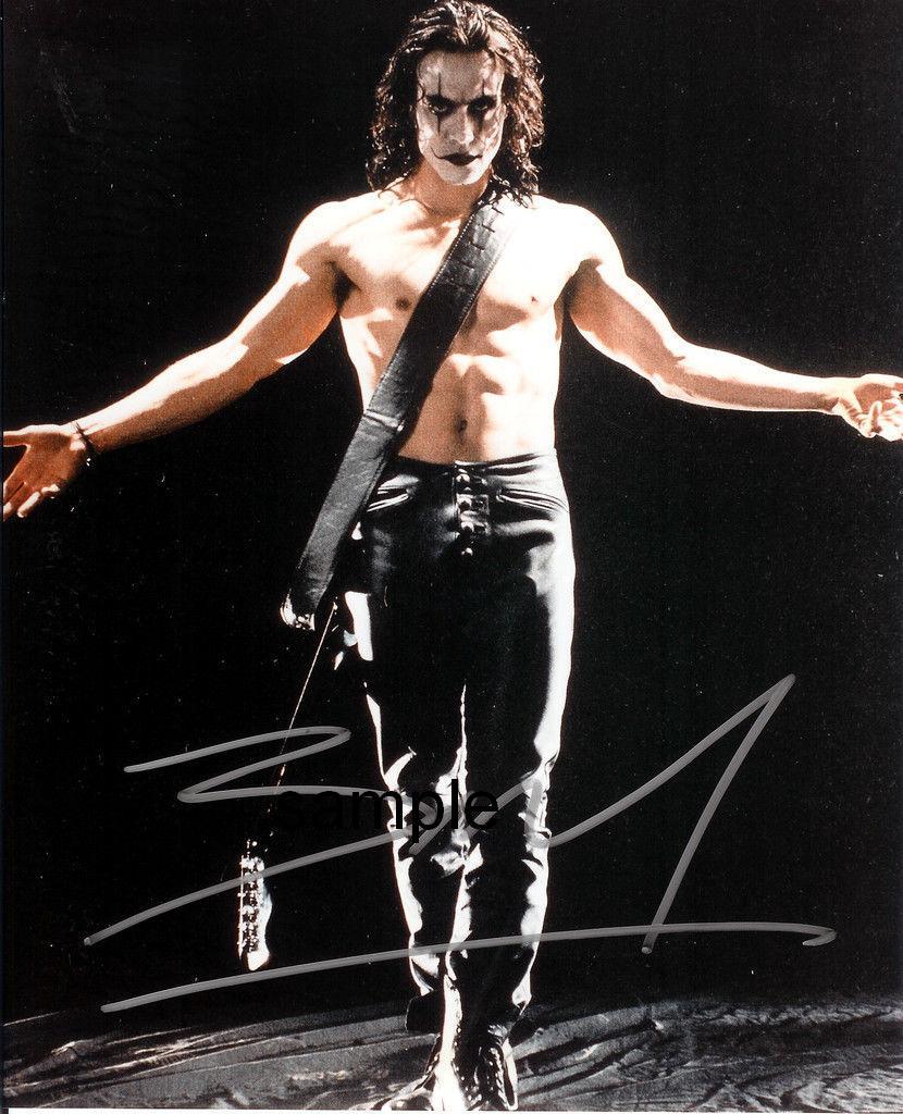 BRANDON LEE REPRINT 8X10 AUTOGRAPHED SIGNED PHOTO PICTURE COLLECTIBLE ...