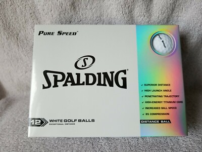 Spalding Pure Speed 85 Compression Golf Balls White 12pk NIP | eBay