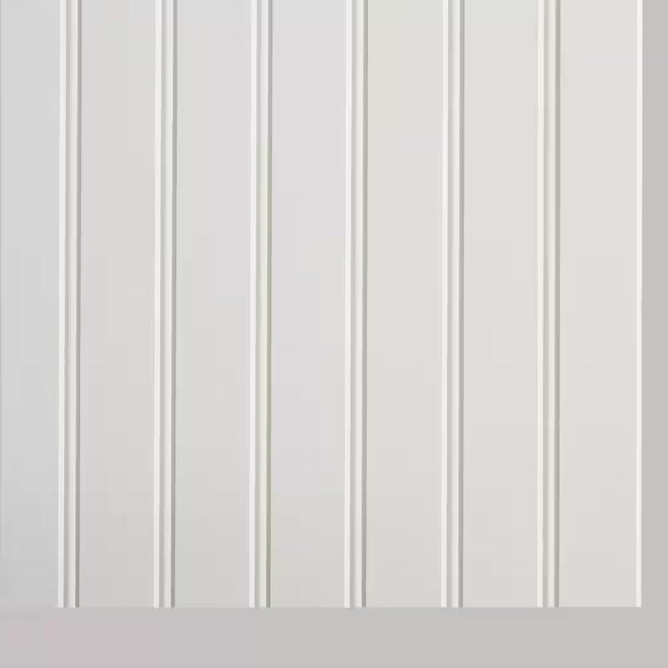 32 Sq. Ft. 3/16 In. X 48 In. X 96 In. Beadboard White True Bead Panel ...