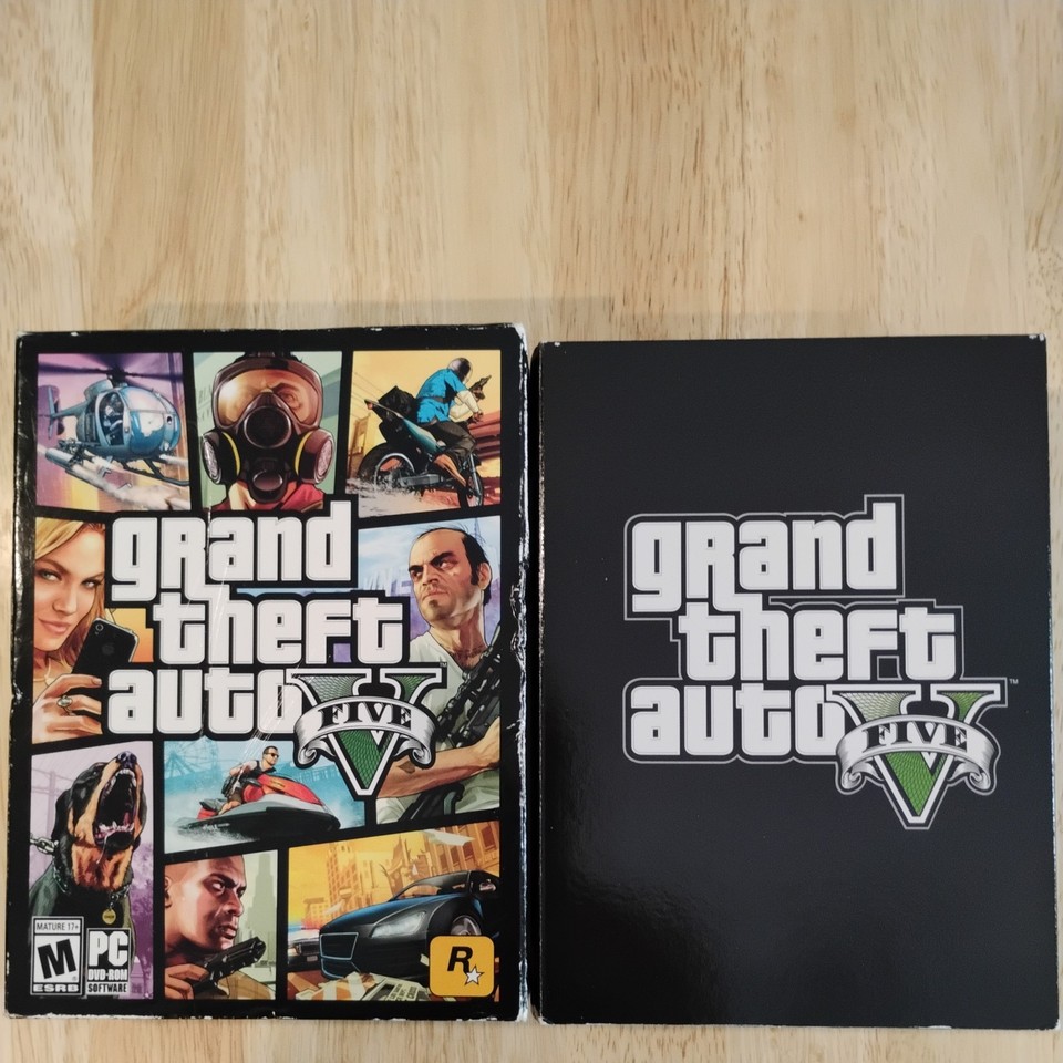 Grand Theft Auto V Five PC GTA 5 Rated M 710425414534| eBay