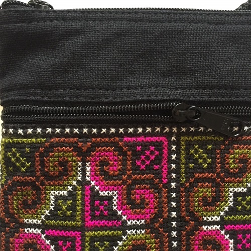 Unique Hmong Embroidered Bag,Shoulder Bag,Passport Bag, Purse 7.5", 5.5 ...