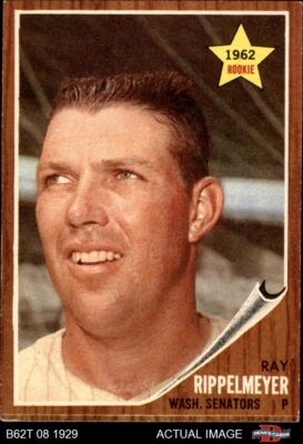 1962 Topps #271 Ray Rippelmeyer Senators 6.5 - EX/MT+ | eBay