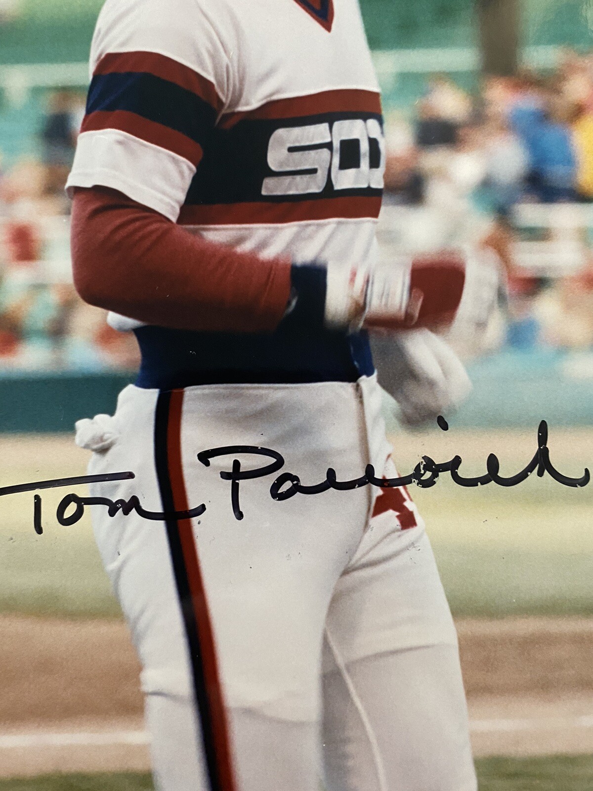 Tom Paciorek Signed Autographed 8x10 Photo Chicago White Sox | eBay