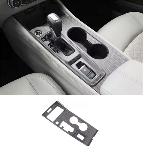 Peach Wood Grain Gear Shift Box Water Cup Cover Trim For Nissan Altima ...
