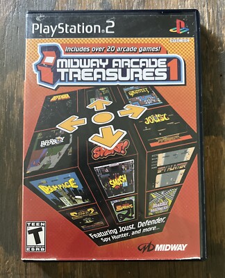 Midway Arcade Treasures 3 PS2 (PlayStation 2, 2003) NO MANUAL Tested ...