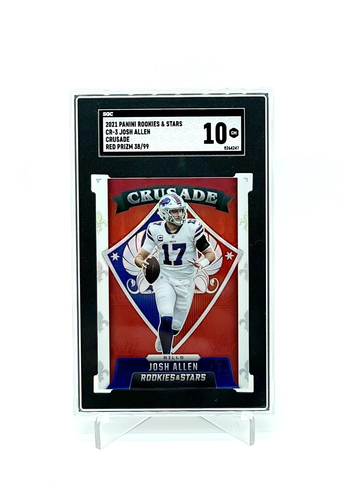 2021 Panini Rookies & Stars - Crusade Red Prizm #CR-3 Josh Allen /99 ...