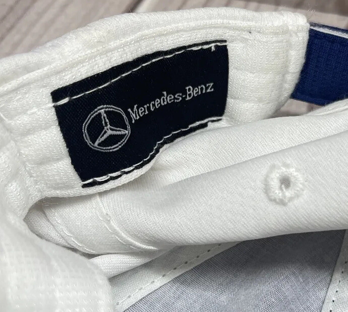 Mercedes Benz Hat Cap Ball Cap Blue & White - Gem