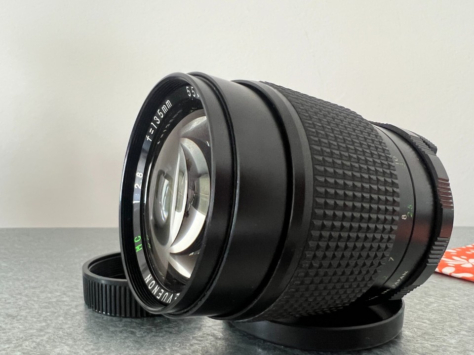 AUTO-REVUENON multicoated 135mm f2.8 telephoto M42 portrait lens SONY ...