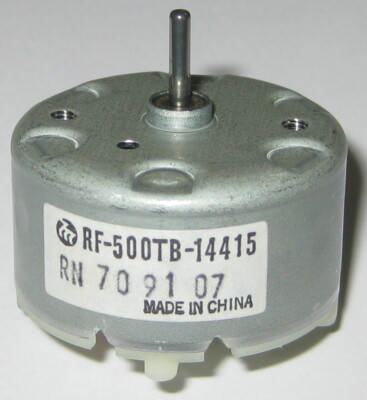 Mabuchi RF-500 Motor for VCR / CD / DVD Player - 5V DC - RF-500TB-14415 ...