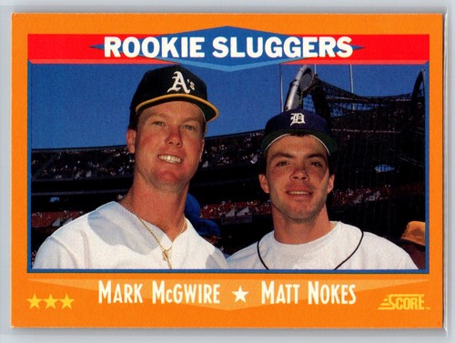 1988 Score Mark McGwire Rookie Sluggers Matt Nokes #643 | eBay